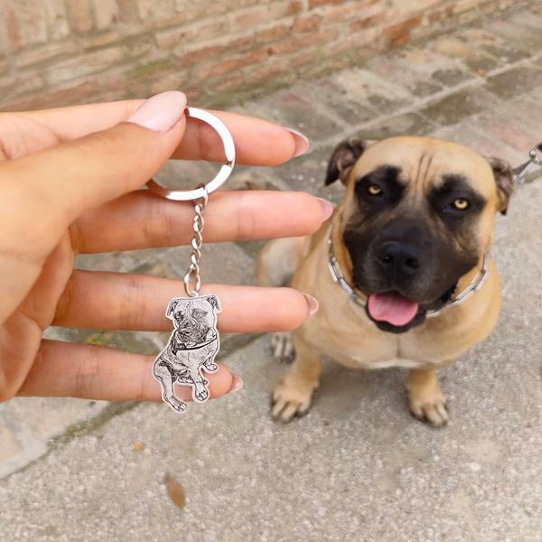מחזיק מפתחות של הכלב/חתול שלך בהתאמה אישית TALADA